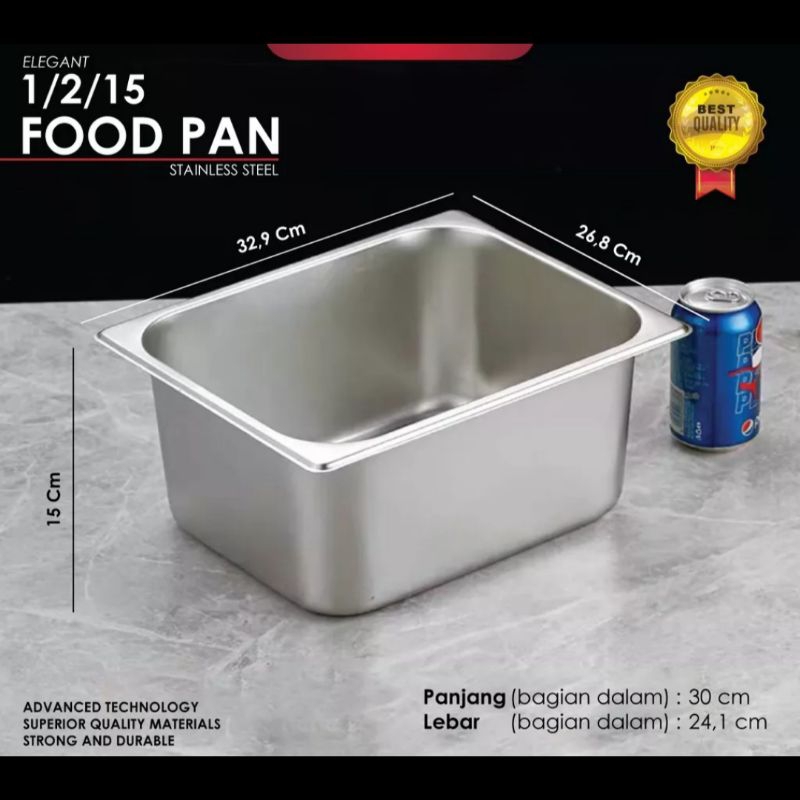 [ONLY CONTAINER] SUBRON Food Pan 1/2/ 15 cm Deep Fryer Pan Corn Dog ...