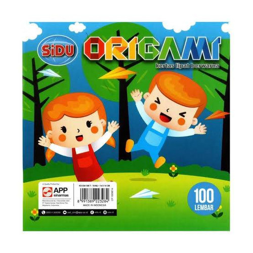 Sidu Origami Folding Paper 14x14 Contains 100 Sheets | Shopee Malaysia