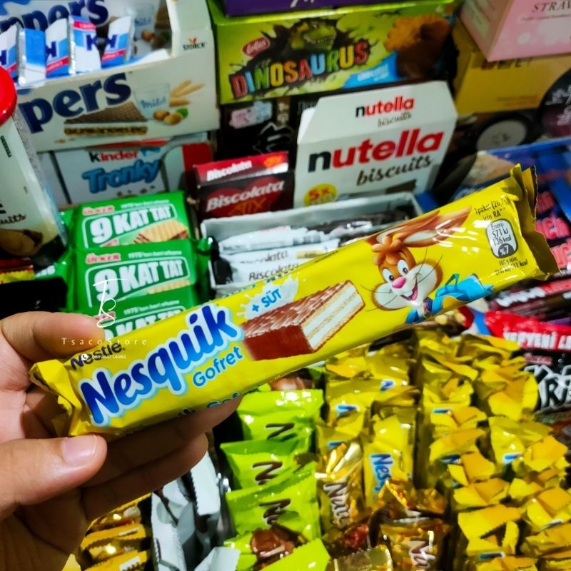 Nesquik wafer Milk Choco 26.7gr Turkish wafer | Shopee Malaysia