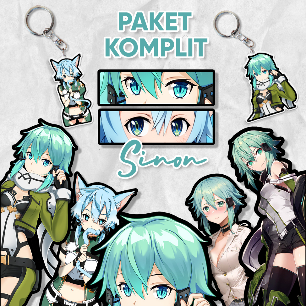 Sinon Complete Package/waterproof Sticker | Shopee Malaysia