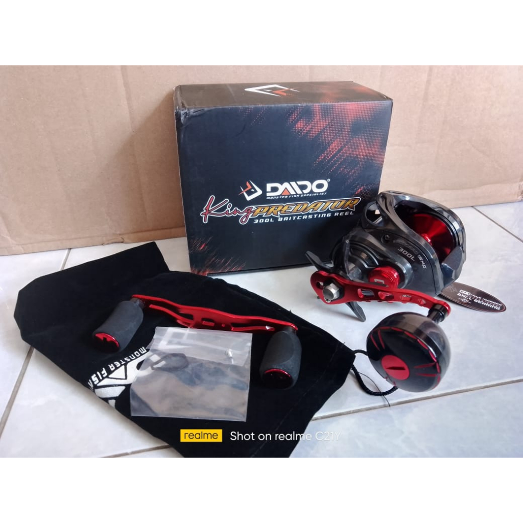 Daido king predator Reel 300L/400XL Baitcasting | Shopee Malaysia