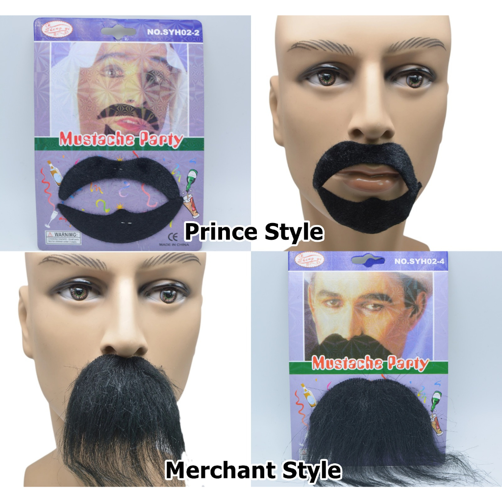 Arabian Style Fake Mustache / Arabian Style Fake Mustache | Shopee Malaysia