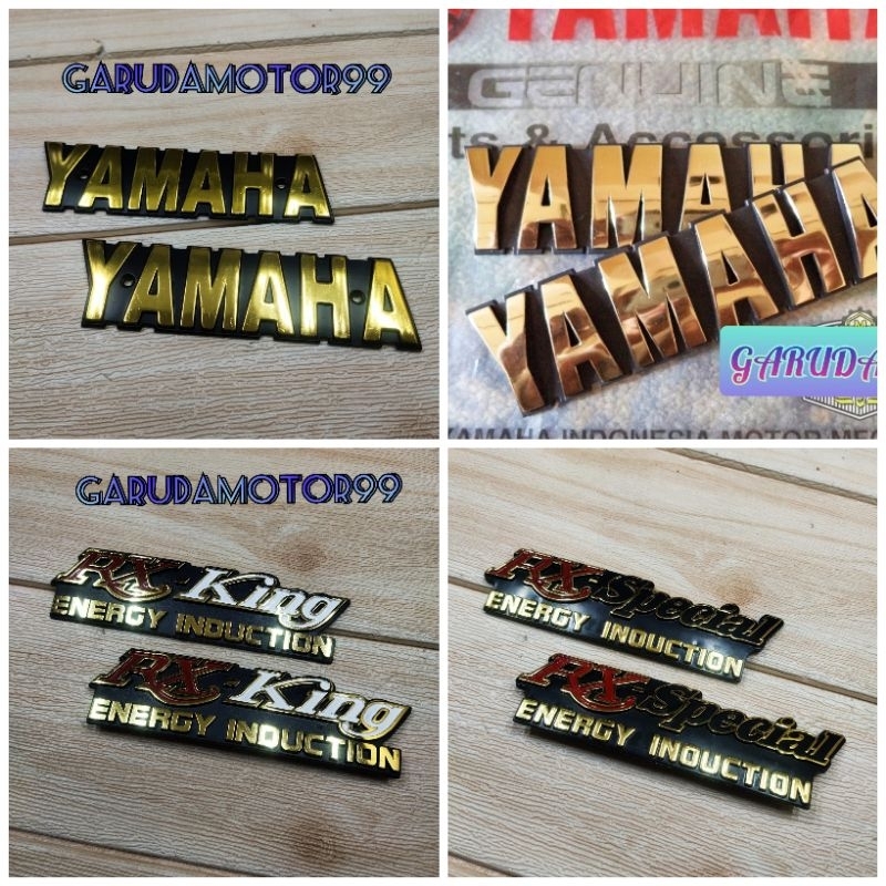 Yamaha RX KING NEW RX SPECIAL LOGO EMBLEM IMPORTED GOOD QUALITY TANK ...