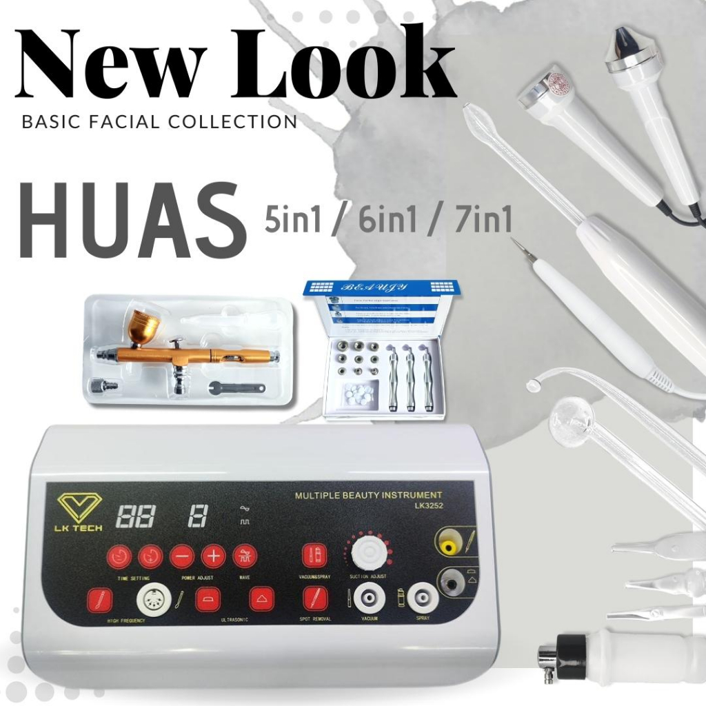 Basic Facial New Look Huas 5in1 6in1 7in1 Beauty Care Detox Vacuum ...