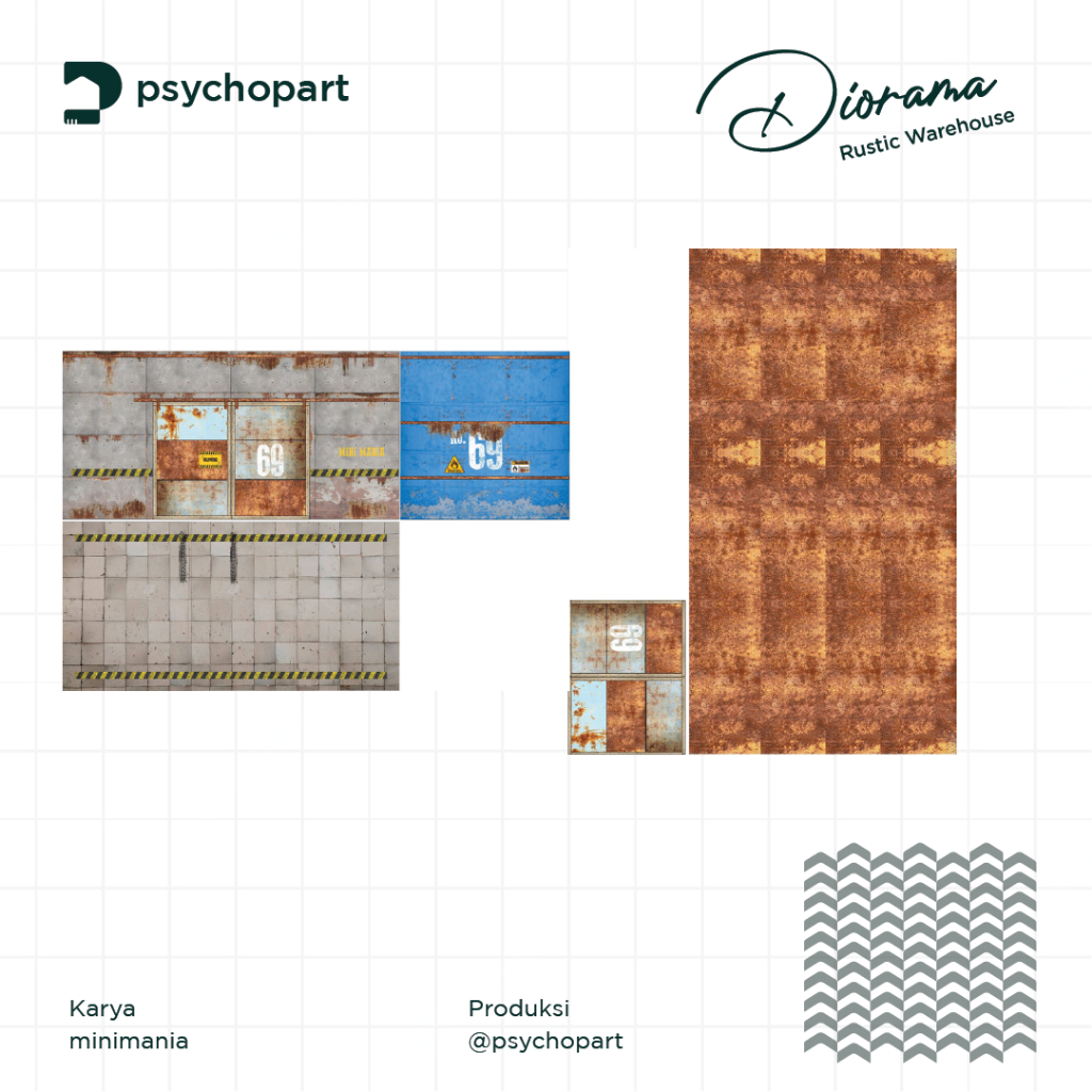 Diorama Papercraft Realistic Mini Garage Realistic 1/64 | Shopee Malaysia