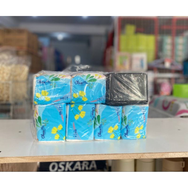 Clean Tissue plus poop up free Tissue Holder Price/set. 6 Tissue Box 1 ...