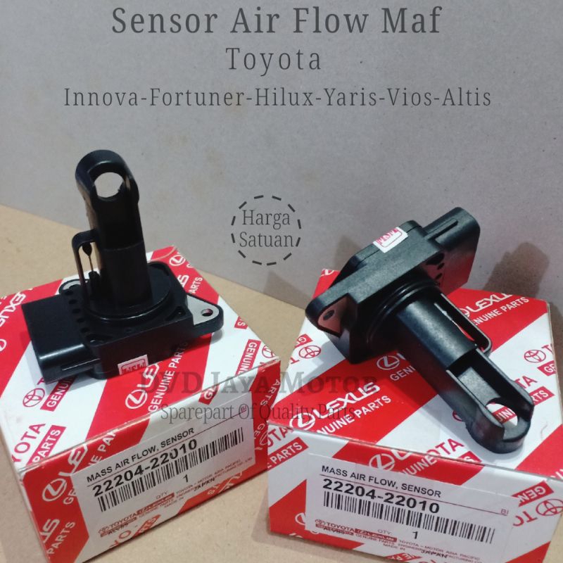 Air Flow Sensor Maf Fortuner Hilux Innova Yaris Altis Vios 22204-22010 Original Warranty ...