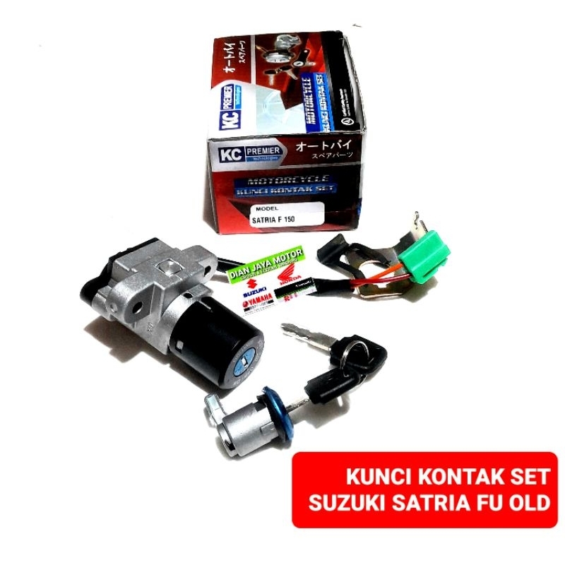 Contact KEY SET ASSY + SEAT KEY SUZUKI SATRIA FU 150 OLD BRAND KC ...