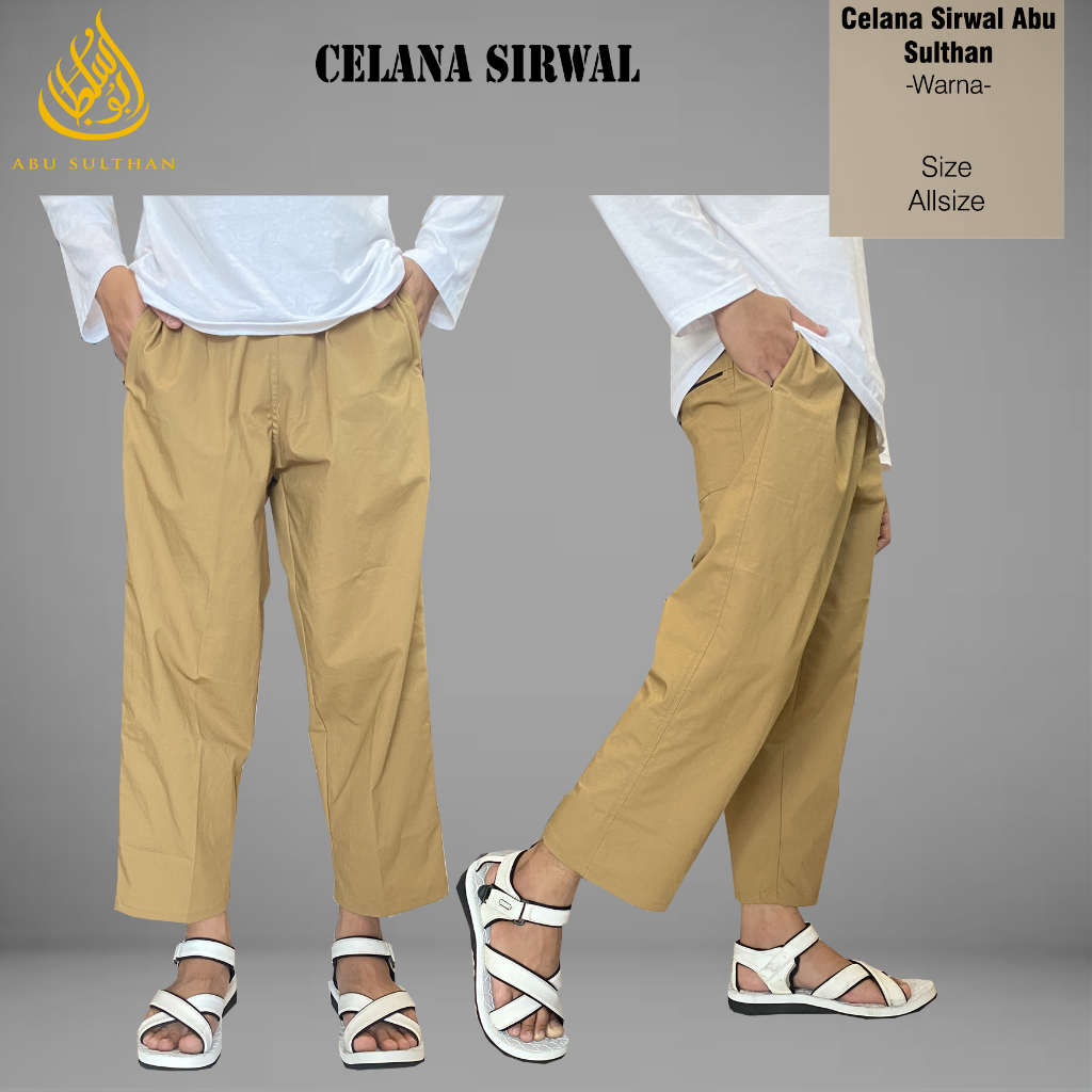 Abu Sulthan Long Sirwal Pants for Men, Teens, Adults, Sirwal Laa Isbal ...