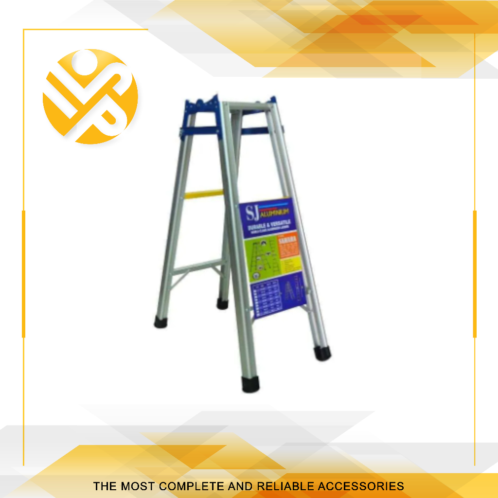 Aluminum Ladder Height 1 m / 100 cm / Folding Ladder | Shopee Malaysia