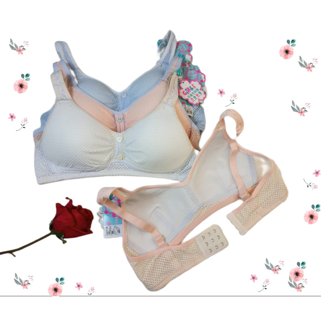 Teen Bra/Thin Foam Bra Without Wire Push/Bra Up Bra/QGN 787 | Shopee ...