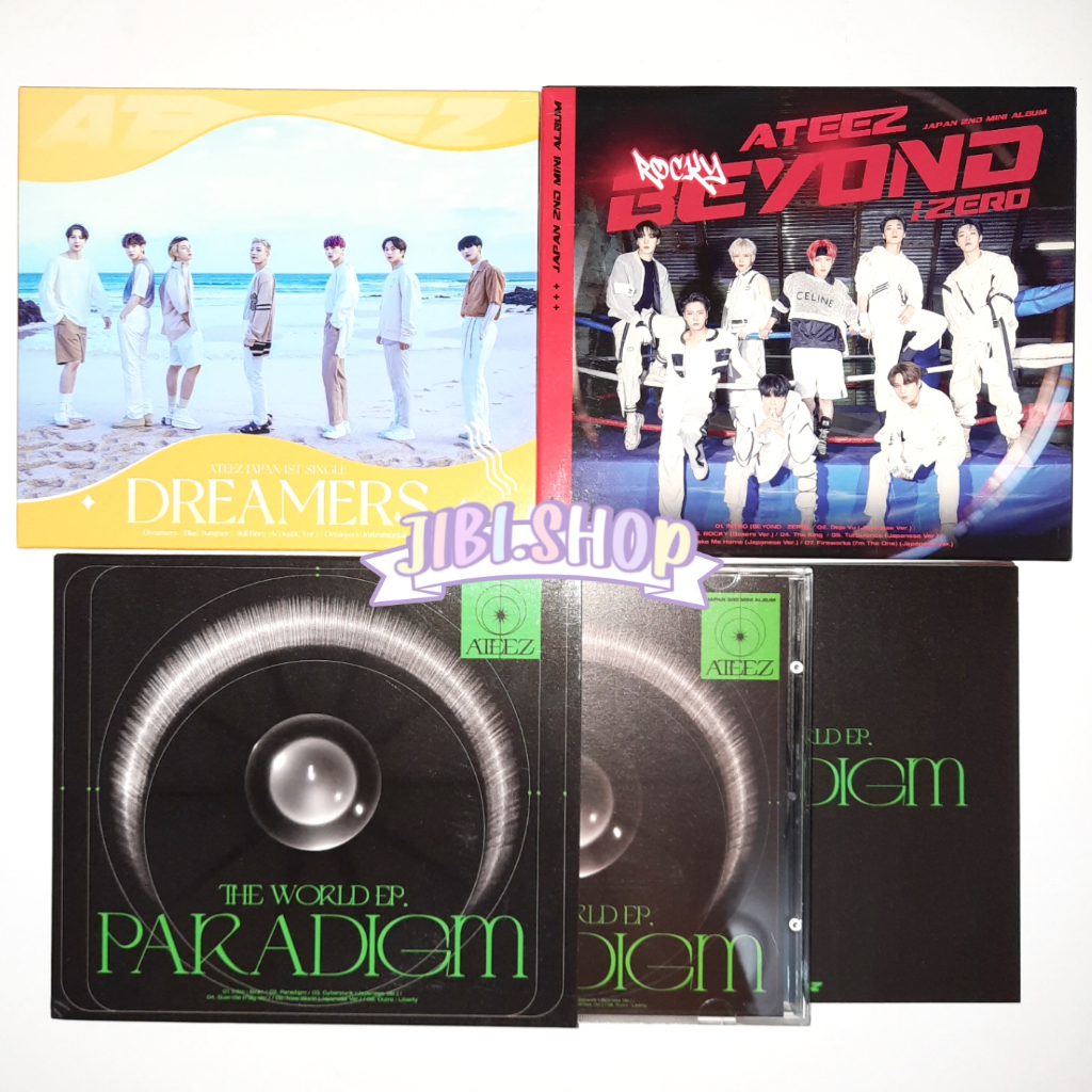 Ateez DREAMERS BEYOND ZERO WORLD PARADIGM OFFICIAL JAPAN JAPANESE CD ...