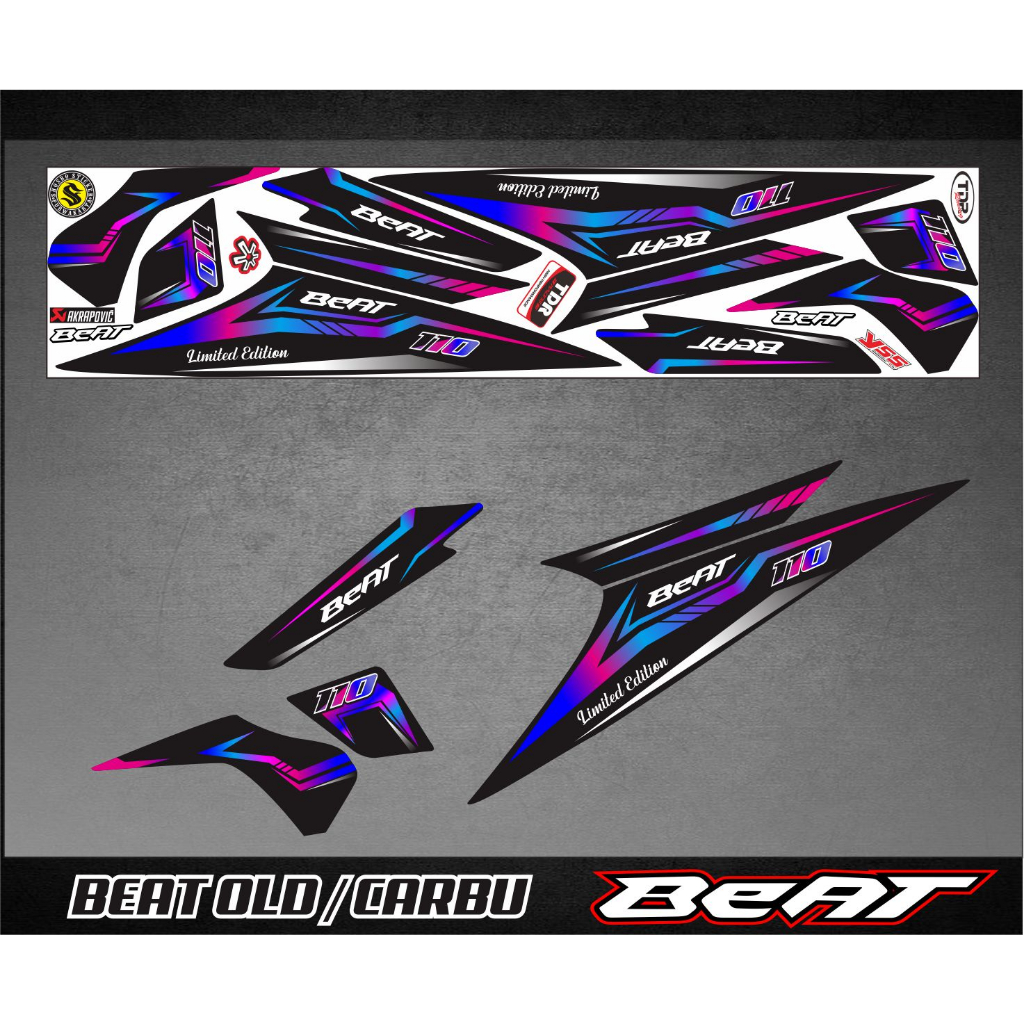 Beat OLD Variation/STRIPING Sticker HONDA BEAT OLD Variation Of BEAT ...