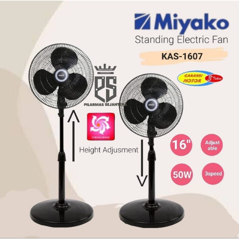 Miyako Fan KAS1607 Standing Fan miyako Standing Fan | Shopee Malaysia