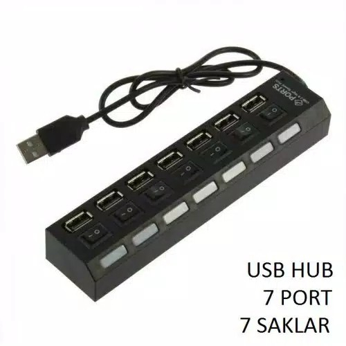 Usb Hub Switch 7 Port On/off - Hub Extension 7 Port USB2.0 | Shopee ...