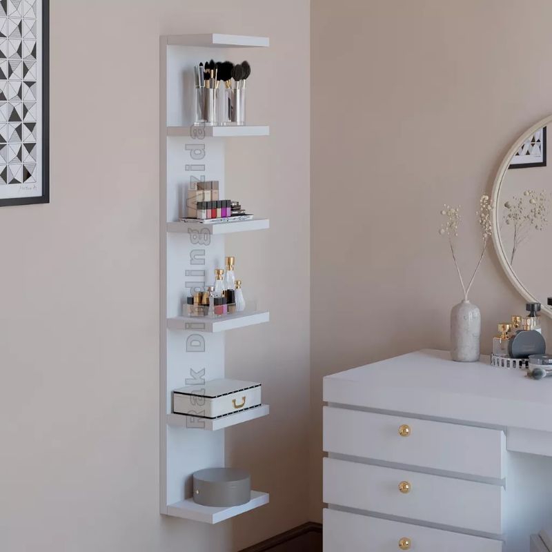 Stacking Wall Shelves Attached Corner Wooden Shelves Minimalist Room ...