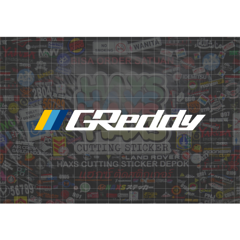 GReddy Cutting Sticker Size 15cm for Motorcycles | Shopee Malaysia
