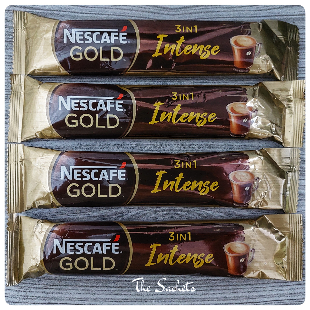 Nescafe Gold 3in1 Intense with Golden Roasted Arabica Sachet | Shopee ...