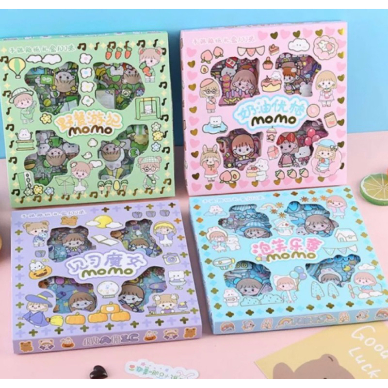 100 Sheets Of Momo Sticker/Korean Cartoon Sticker Waterproof/Cute ...