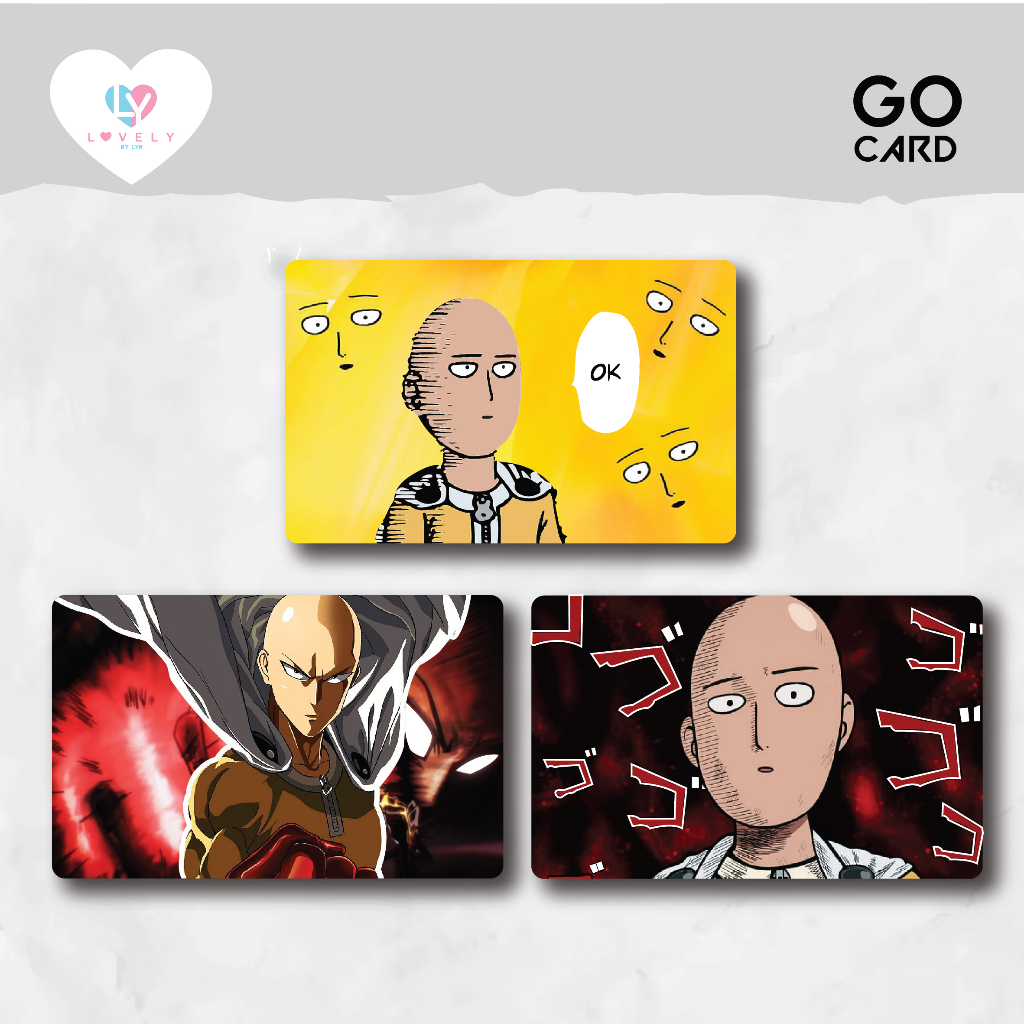 One Punch Man ATM Card Sticker OPM Hologram Emoney Flazz Sticker ...