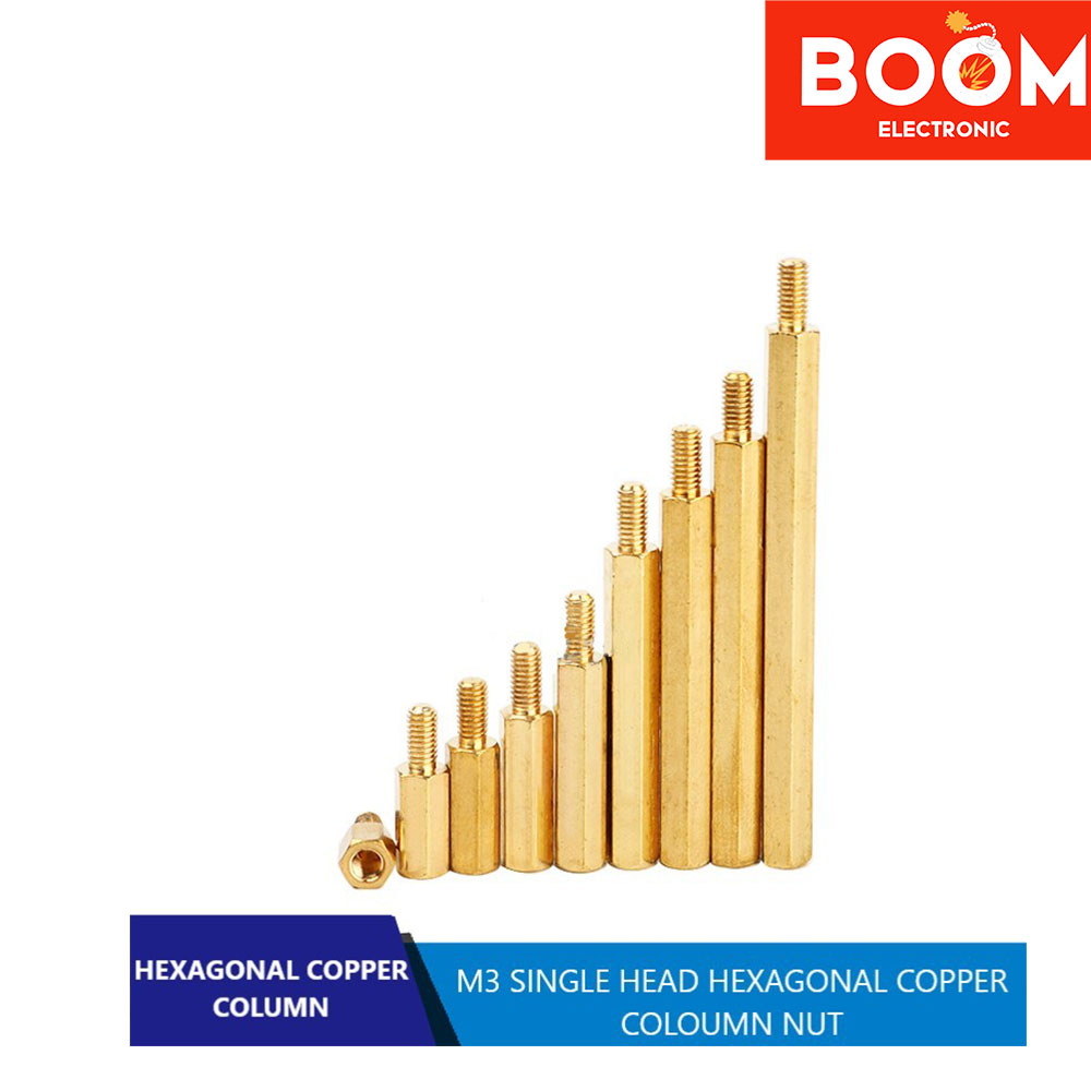 Hexagonal M3 PCB Copper Spacer/PCB Mount (10pcs)(7227) | Shopee Malaysia