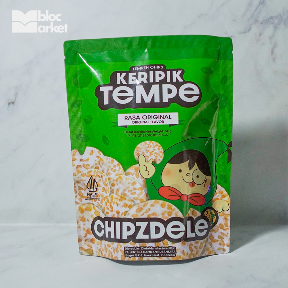 Chipzdele ORIGINAL TEMPE Chips 50G | Tempeh SNACK | Shopee Malaysia