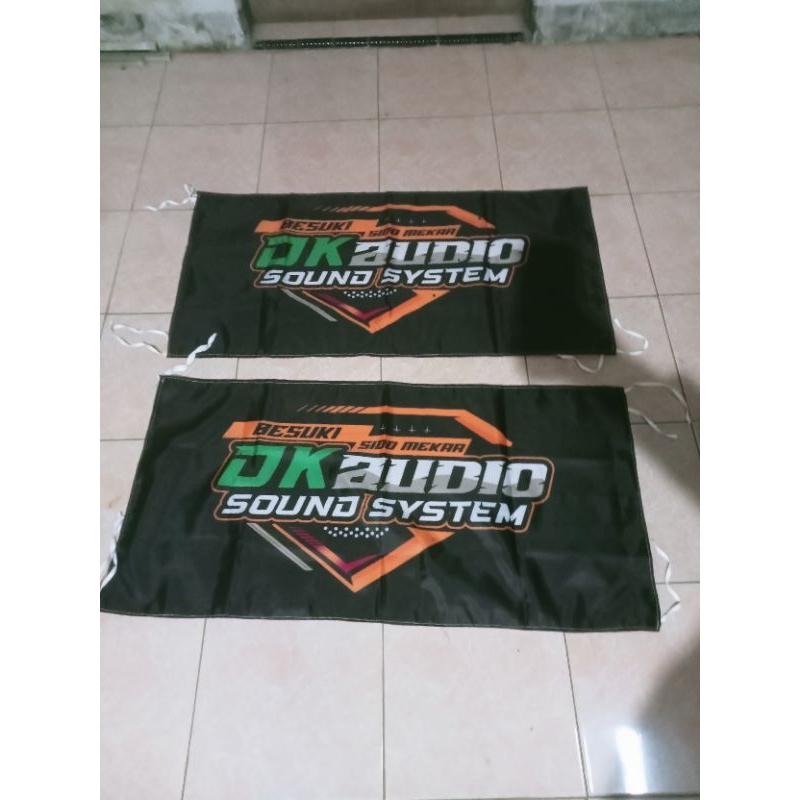 Sound system flag, can request design, free stickers | Shopee Malaysia