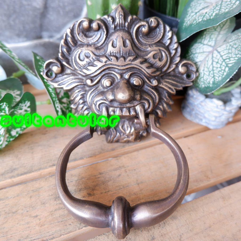 Antique brass ancient gebyok house door knock | Shopee Malaysia