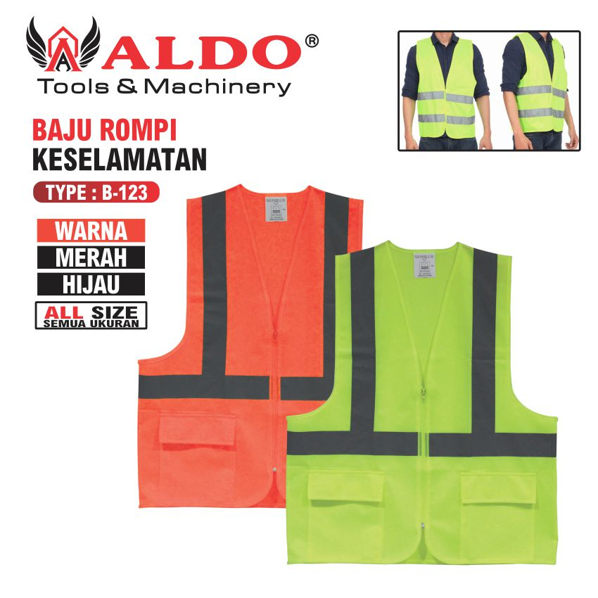 Vest / SAFETY TYPE: B-123 ALDO | Shopee Malaysia