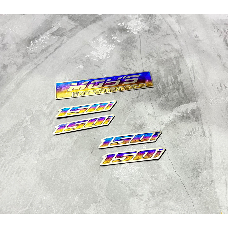 TITANIUM LOGO EMBLEM 150i 125i 160 ORIGINAL VIETNAM | Shopee Malaysia