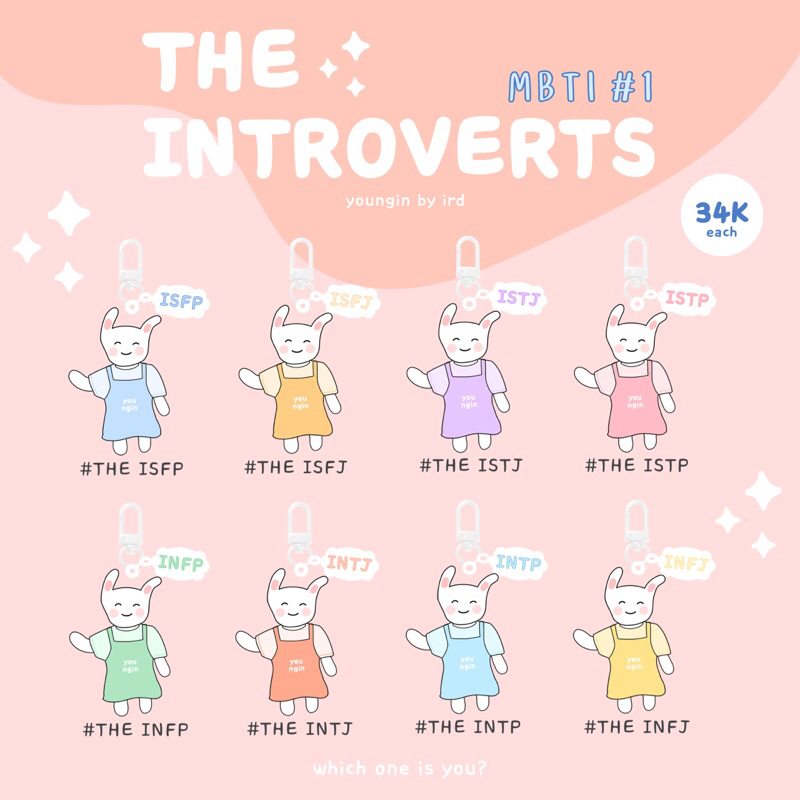 Youngin - THE INTROVERTS MBTI KEYCHAIN GANCI MBTI | Shopee Malaysia