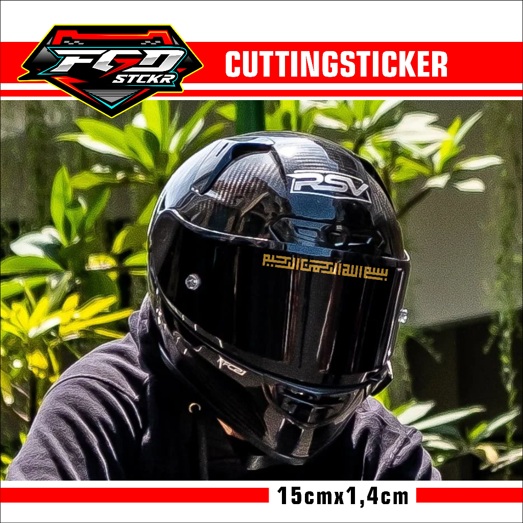 Cutting Sticker BISMILLAH Sticker Variations Motorcycle Car laptop ...