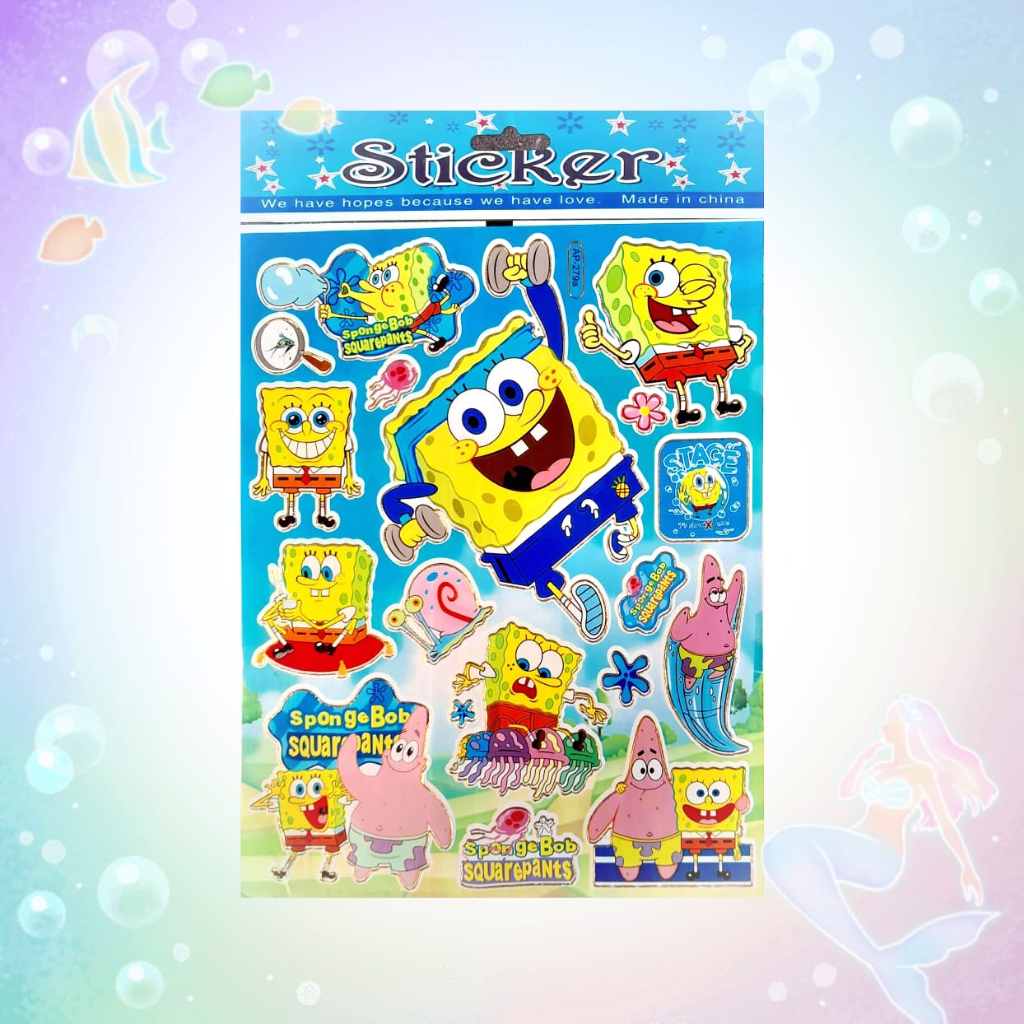 Laser Sticker Picture Paste Laser Sticker Children Cartoon Character ...