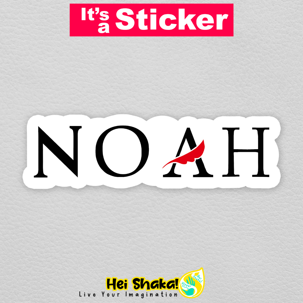 NOAH Sticker Music Band Vinyl Waterproof Sticker | Shopee Malaysia