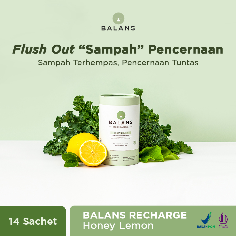 Recharge Balance | Honey Lemon | Fiber & Probiotics Drink - Contents 14 ...