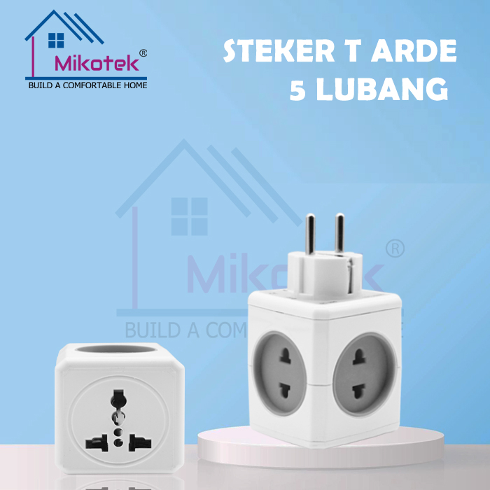 5 HOLE GROUND PLUG WONPRO MIKOTEK STOP CONTACT 5 HOLE COMBINATION ...