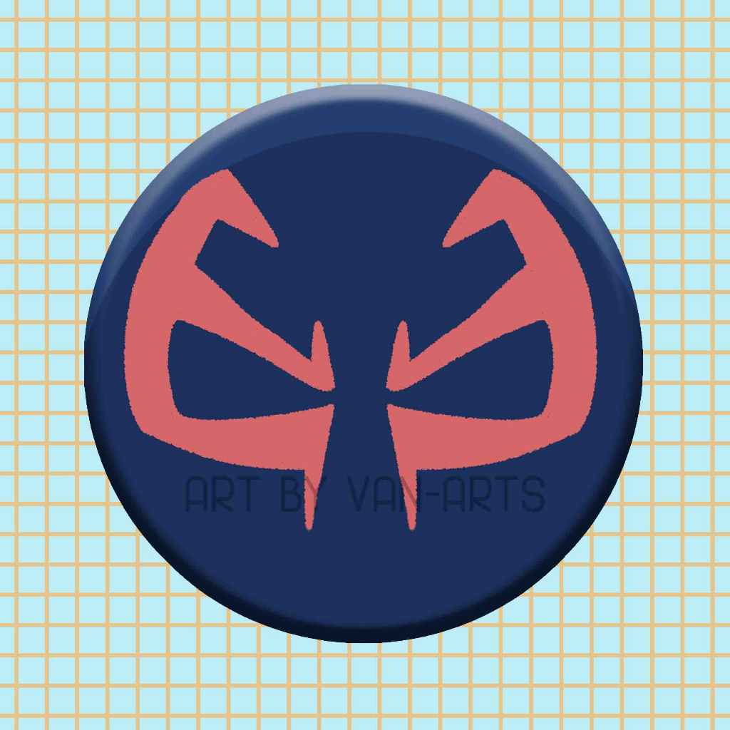 Spider-man Button Pin: Across the Spider-versa / Spiderman Into the ...