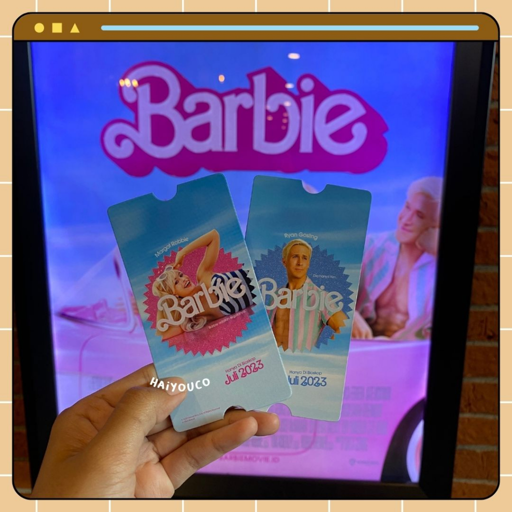 Collectible Ticket Barbie The Movie 2023/CT Barbie The Movie | Shopee ...