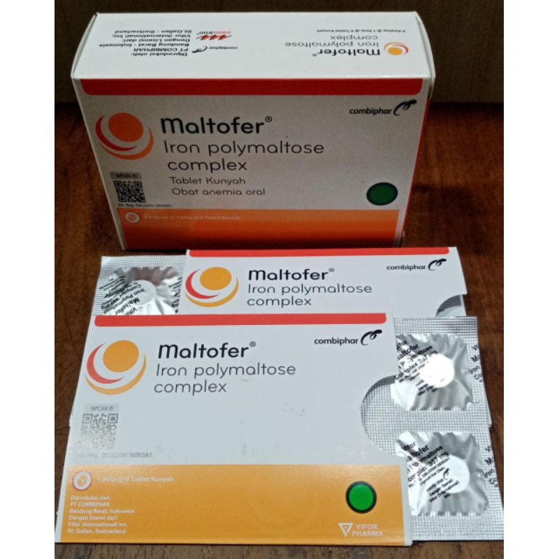 Maltofer Tablets Chewable strip Of 6 Tablets/Iron Vitamins/Vitamins For ...