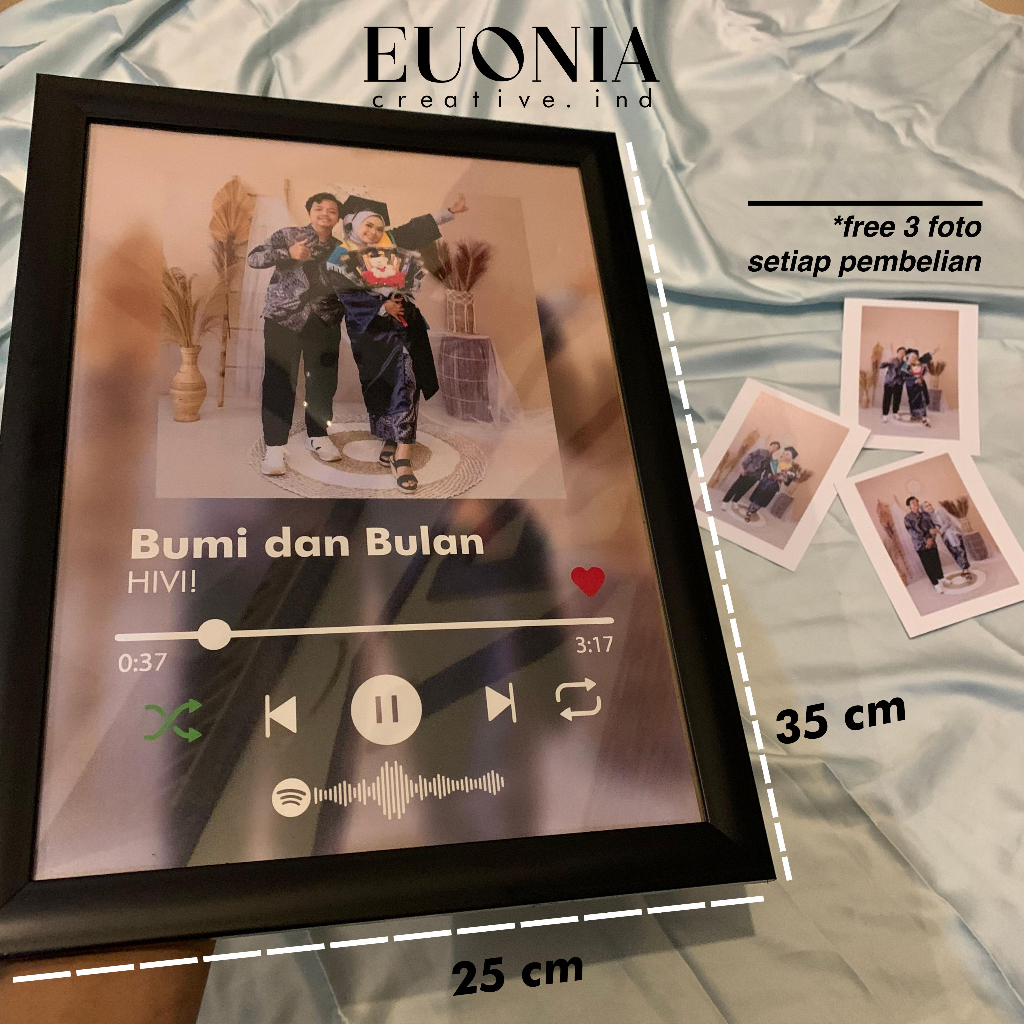 Custom Photo SPOTIFY EDITION - SPOTIFY FRAME IDEAS - CUSTOM FRAME MUSIC ...