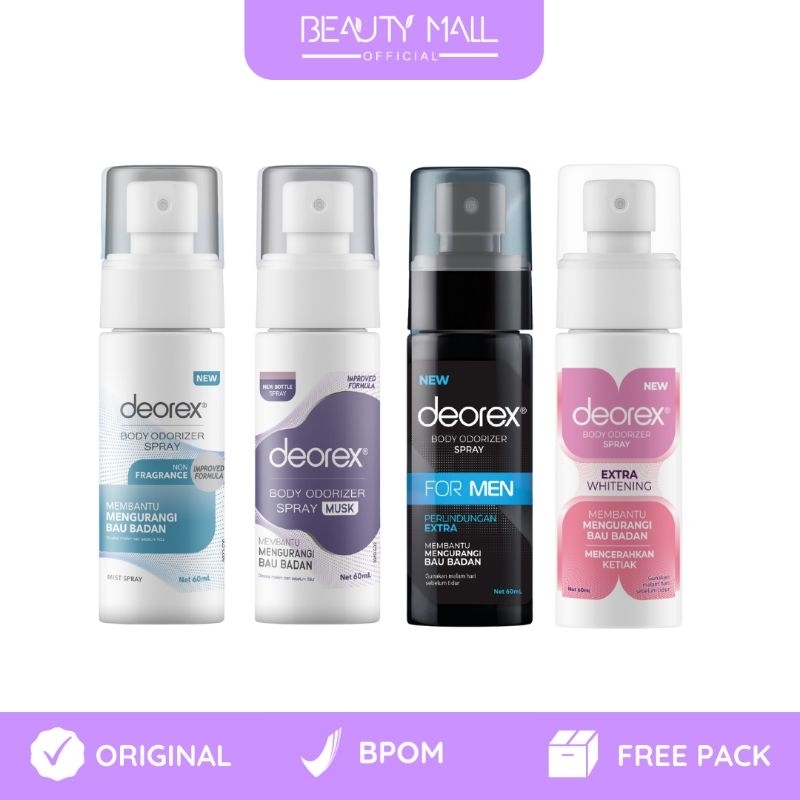 Deorex Body Odorizer Spray 60ml | Shopee Malaysia