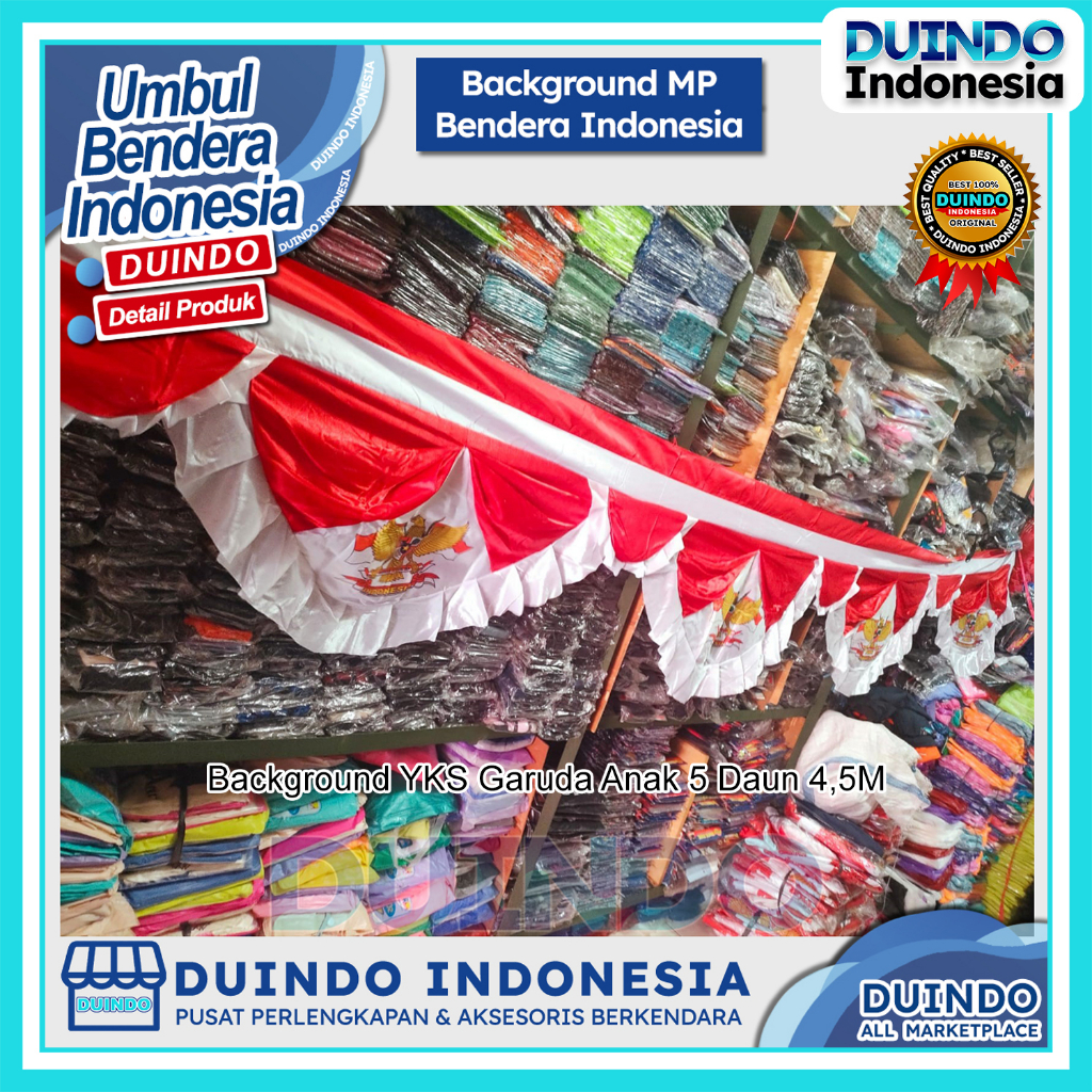MERAH PUTIH Duindo - Red And White Background YKS Garuda Gate 5 Curved ...