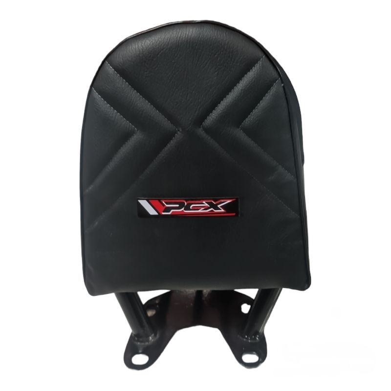 HITAM Pcx 160 PCX 150 Backrest Full Black PCX Motorcycle Back Seat ...