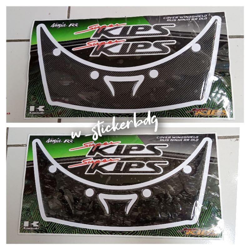 Winsil Winshield Barong Embossed Sticker Emblem on Ninja RR Old RR New ...