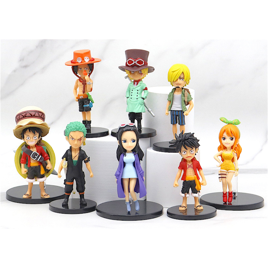 One Piece Figure Set contains 8 pcs | Shopee Malaysia