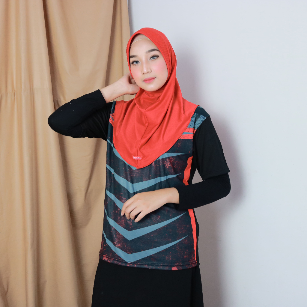 Jilbab Sport Jilbab Instant Hijab Sport Jersey Premium Sport Volleyball Basketball Futsal By ...