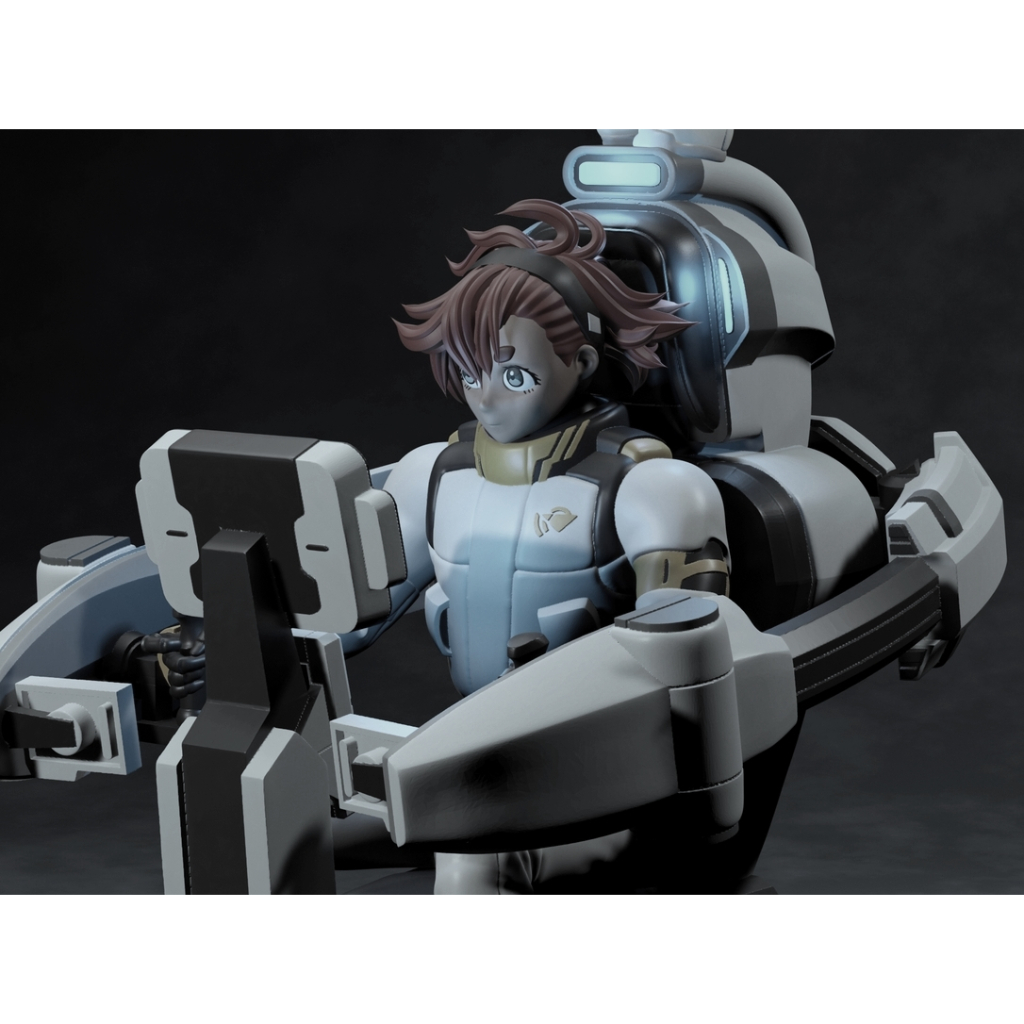 Miniature Figure Gundam Mercury Sulleta Ericht HG MG RG 1/100 1/144 ...