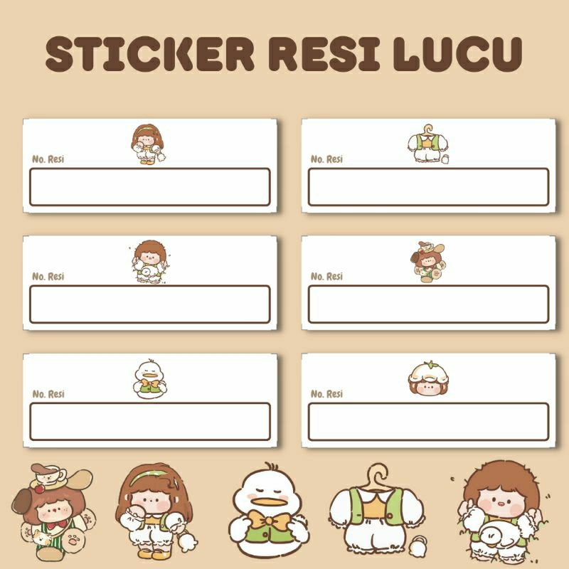 Receipt - Sticker Receipt Packing Buttonscarves/Package Of Cute ...