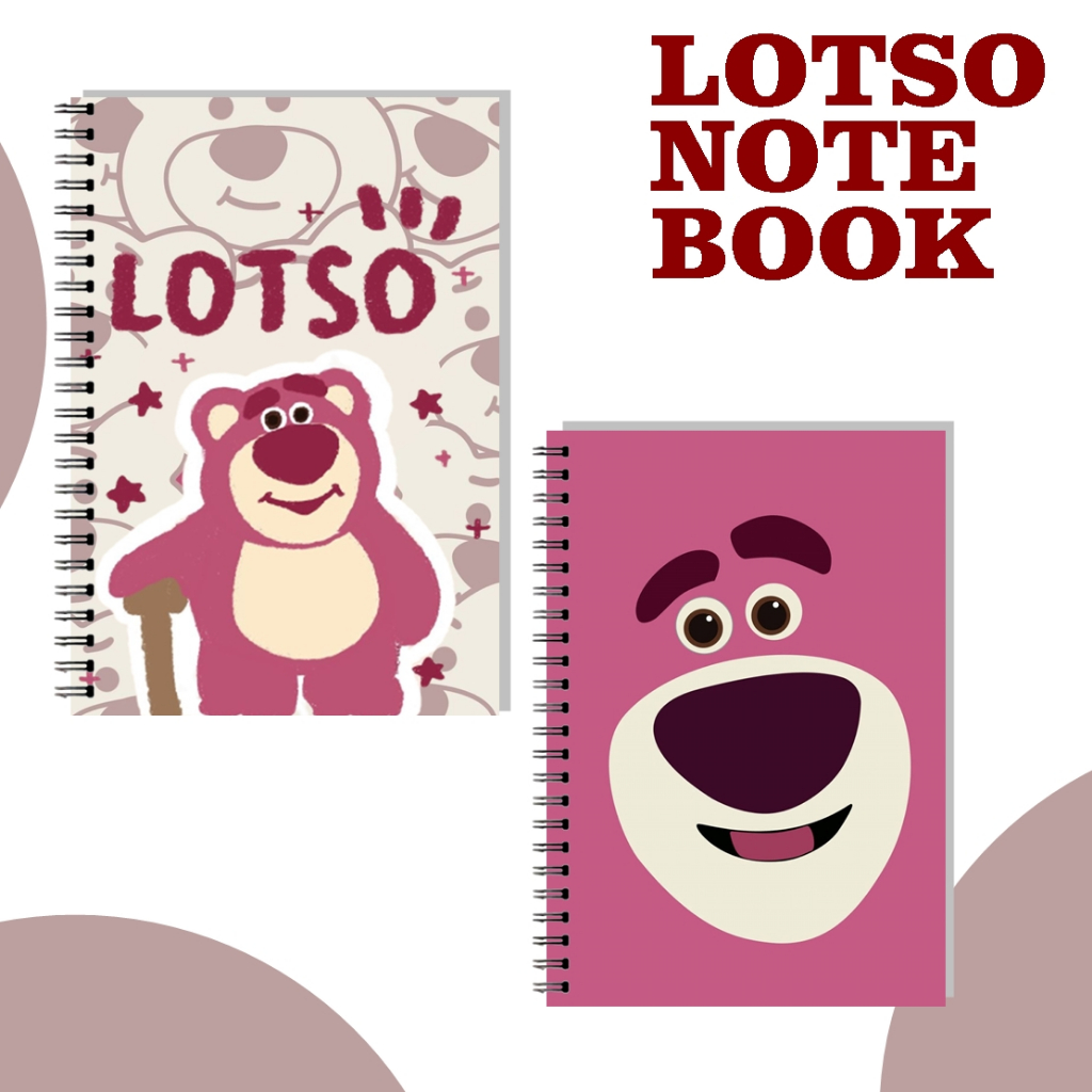 Lotso Toy Story Book Pink Bear Notebook | Shopee Malaysia