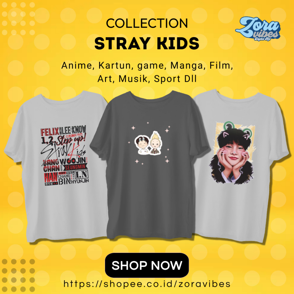 Kpop Stray Kids Skz Skzoo University T-Shirt | Shopee Malaysia